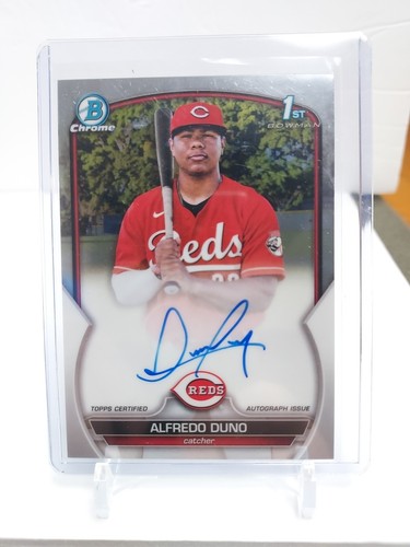 2023 Bowman Chrome 1st - AUTO #CPAADU Alfredo Duno - Reds RC | eBay