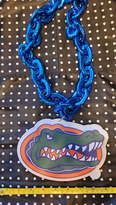 Florida Gators Oversized NCAA Fan Chain Necklace Foam | eBay