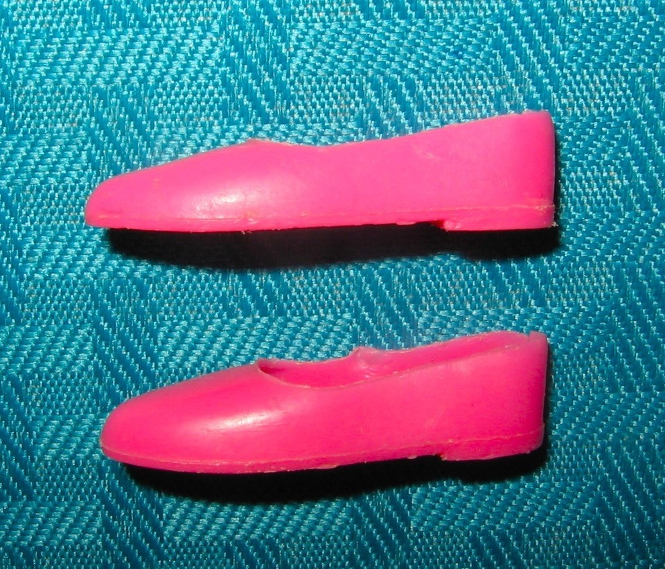 VINTAGE 1960s REMCO JUDY LITTLECHAP DOLL PINK FLATS JAPAN SHOES HTF! | eBay