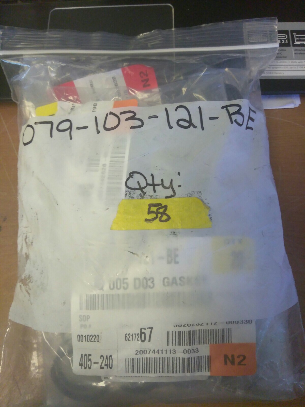 (58) NEW Genuine Volkswagen Vw Touareg Engine Parts Adapter Gasket ...