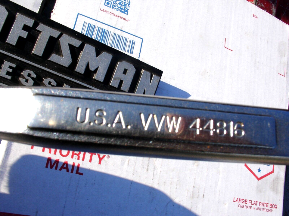 Craftsman 44816 Flex Head Quick Release 1/2" Dr. Ratchet Vintage Made ...