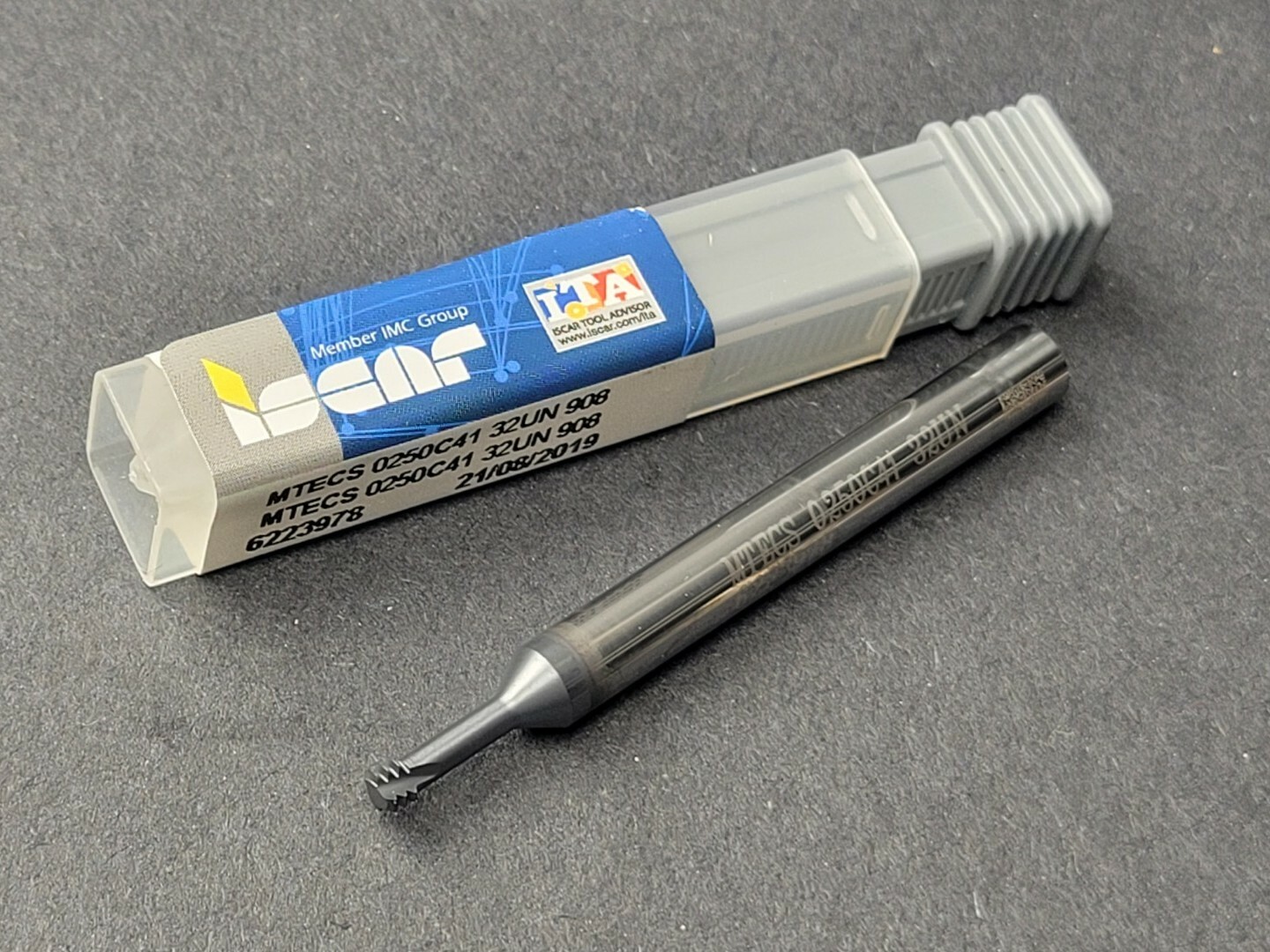 ISCAR Solid Carbide Thread Mill #10 32 TPI ¼" Sh 3-Flute Machinist ...