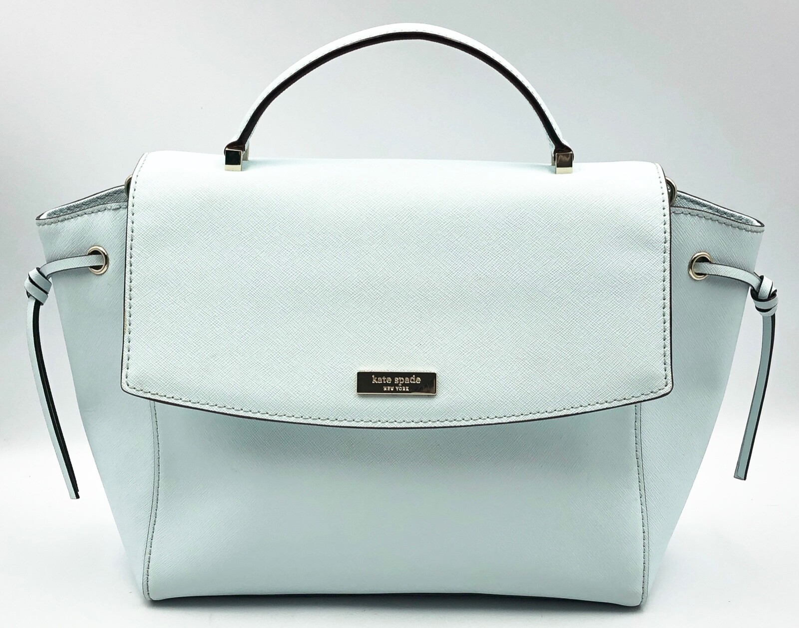 KATE SPADE LILAH LAUREL WAY Blue Island Waters Leathe… - Gem