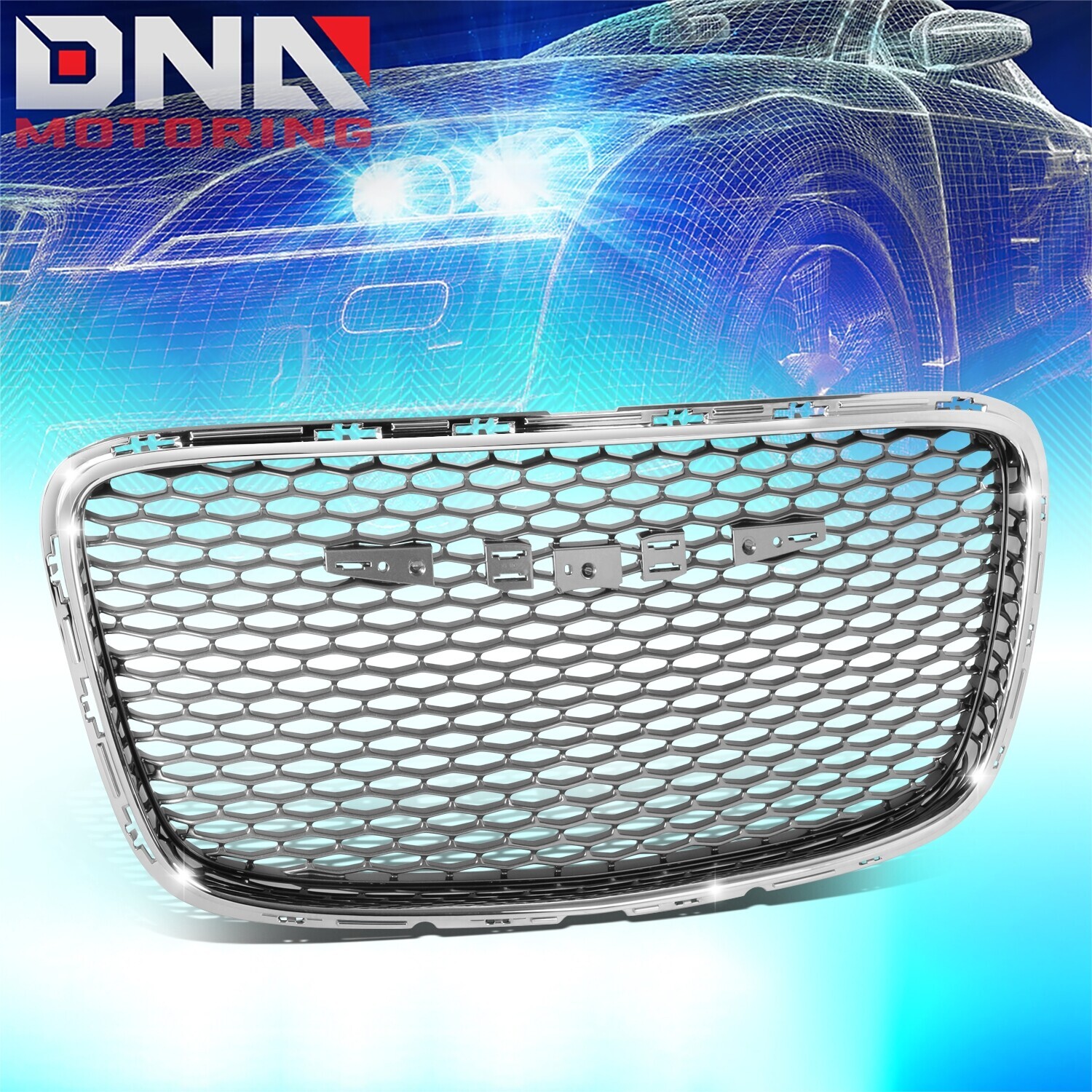For 2015-2022 Chrysler 300 Type 1 OE Design Honeycomb Mesh Front Bumper ...