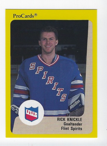 1989-90 Flint Spirits (IHL) ProCards #26 Rick Knickle (goalie) | eBay