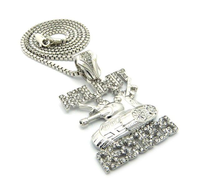 No Limit Record Pendant 2mm24" Box, 5mm24" Cuban Chain Hip Hop Necklace ...