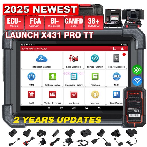 LAUNCH X431 PRO TT Full System Diagnostic Bidirectional Scanner ...