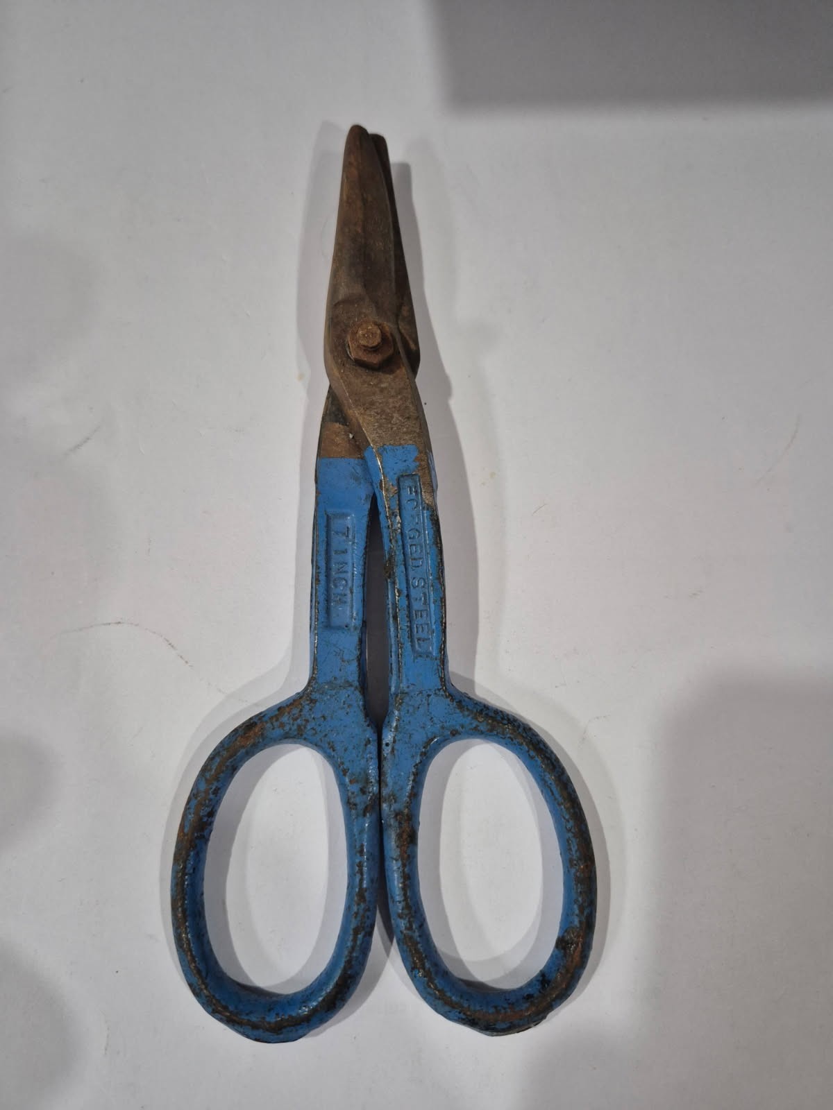 Vintage Tin Snips / Shears 7" Forged Steel C4 | eBay