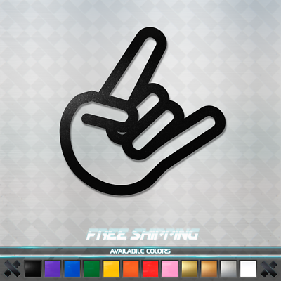 JDM Heavy Metal Fingers Vinyl Decal Sticker - Car Window Truck Racing ...