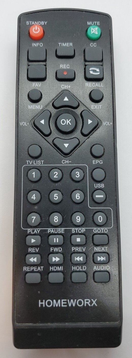 Original Mediasonic Homeworx HW180STB Remote Control | eBay