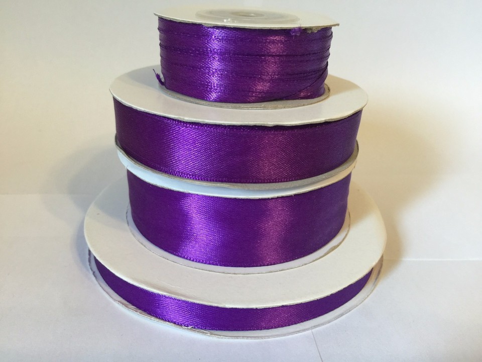 Double Faced Satin Ribbon High Quality 3mm 10mm 16mm 25mm 38mm 50mm Cut ...
