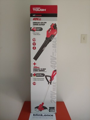 Hyper Tough 40v Blower 20V String Trimmer Combo Kit HT49-401-003-01 | eBay