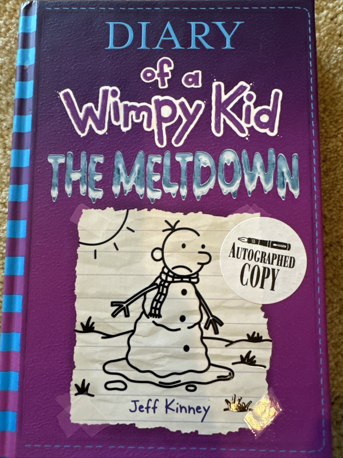 Diary of a Wimpy Kid #13: Meltdown by Jeff Kinney Hardcover and ...