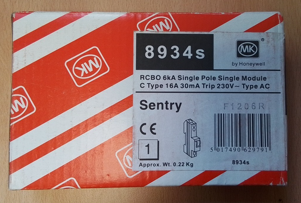 MK Sentry MCB and RCBO, 6A,10A,16A,20A,32A,40A,45A,50A mixed B and C ...