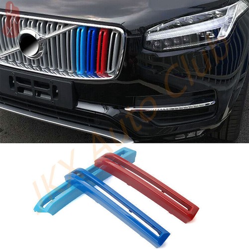 Fit For Volvo XC90 2016-2019 3-Color Front Center Mesh Grille Grill ...