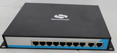 SpectrumVoip SV-GP-82 Gigabit 10 Port POE switch 2 UpLink | eBay