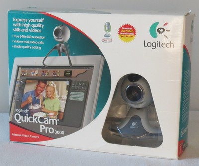 Logitech QuickCam Pro 3000 Web Cam 97855012128 | eBay