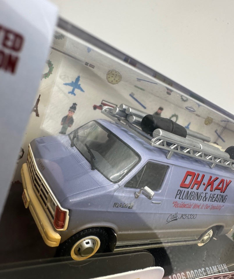 Greenlight Home Alone 1986 Dodge Ram Van Oh-Kay Plumbing - MIB 1:43 ...