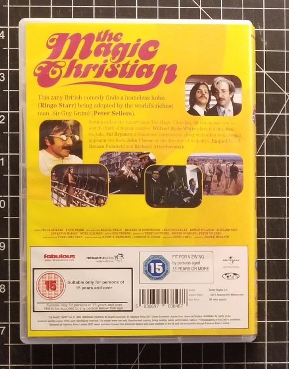 THE MAGIC CHRISTIAN Ringo Starr DVD Peter Sellers RAQUEL WELCH Cleese ...
