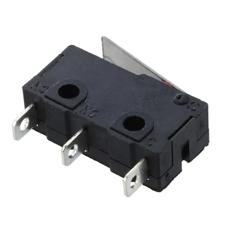 AC 250V 5A SPDT 1NO 1NC Short Straight Hinge Lever Mini Micro Switch 10 ...