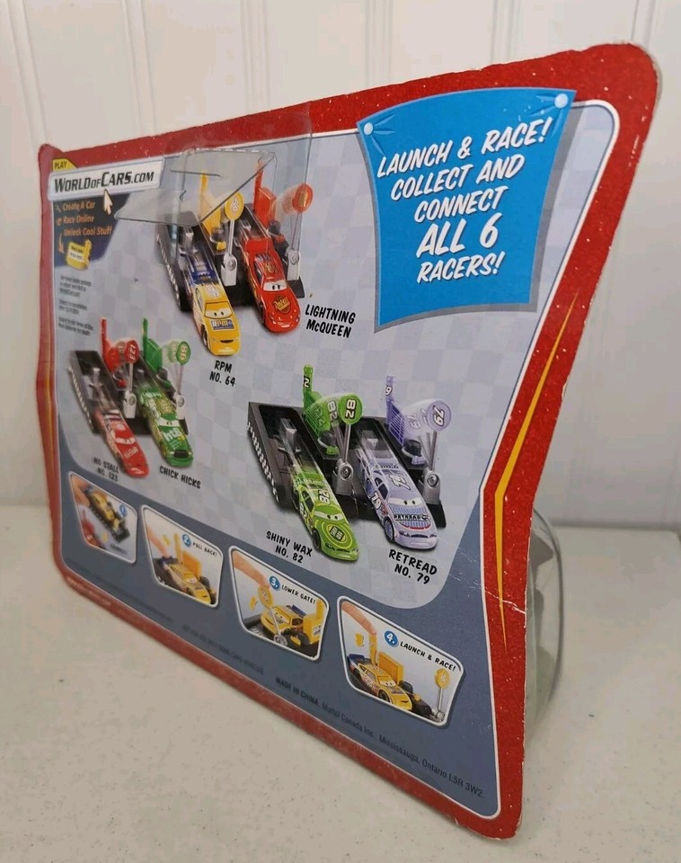 NEW & SEALED Disney Pixar World of Cars Pit Row Race Off RPM #64 Launch ...