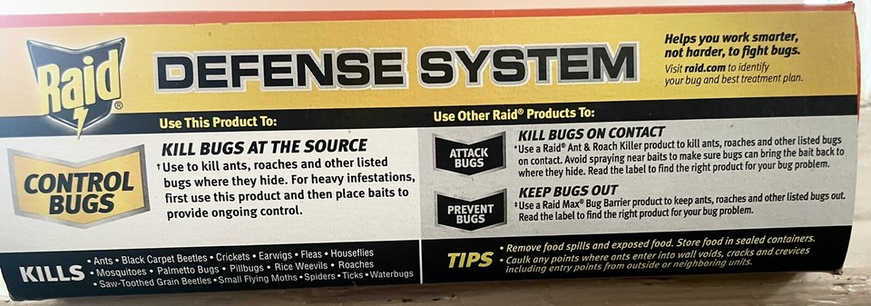Raid Concentrated Deep Reach Fogger 3x1.5 Oz Pack Control Bugs | eBay