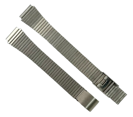 5 pcs of 12MM Herringbone Designed, 2-Piece, Silver Color Metal Ladies ...