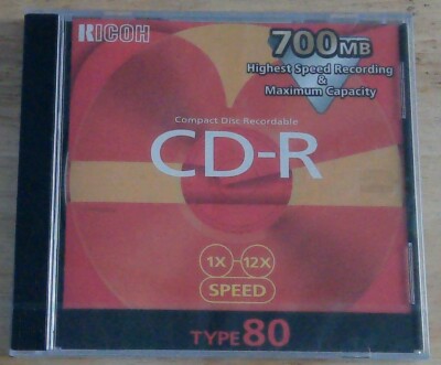 Ricoh - CD-R - Type 80 - 12x - 700 MB - neu - ovp | eBay.de
