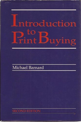 Introduction to Print Buying, Michael Barnard | eBay