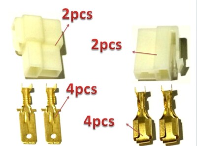 12pcs 2 PIN WIRE CONNECTOR ELECTRICAL PLUG car truck motorcycle ...