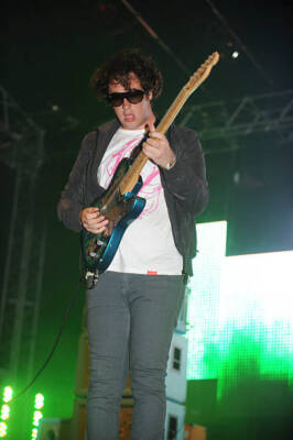 Matt Murphey of The Wombats performs on The John Peel stage on the ...