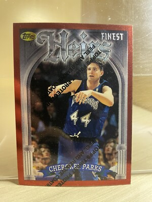 1996-97 Cherokee Parks Topps Finest Heirs Common Bronze w/ Coating #155 ...