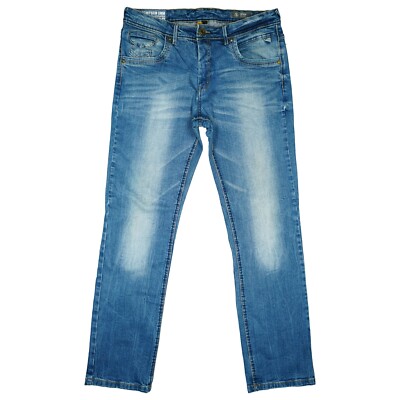 Tom Tompson Spike Men's Jeans Pants Stretch Slim Fit Tapered Leg 50 W34 ...