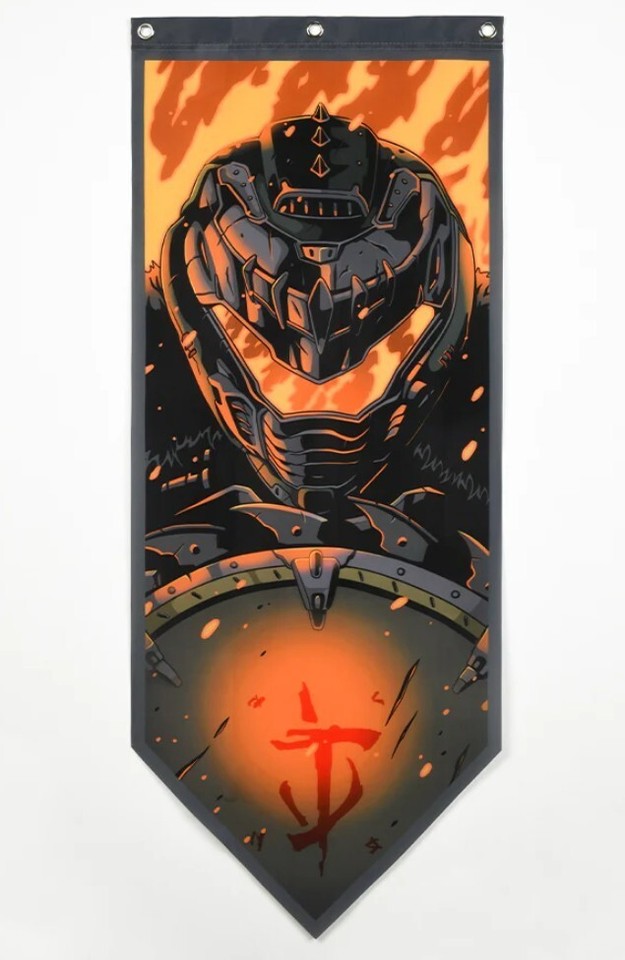 Doom The Dark Ages Doom Slayer Wall Banner Flag 16" x 40" | eBay