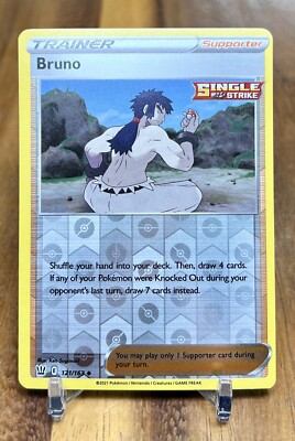 Bruno 121/163 Battle Styles Uncommon Reverse Holo Pokemon Card NM | eBay
