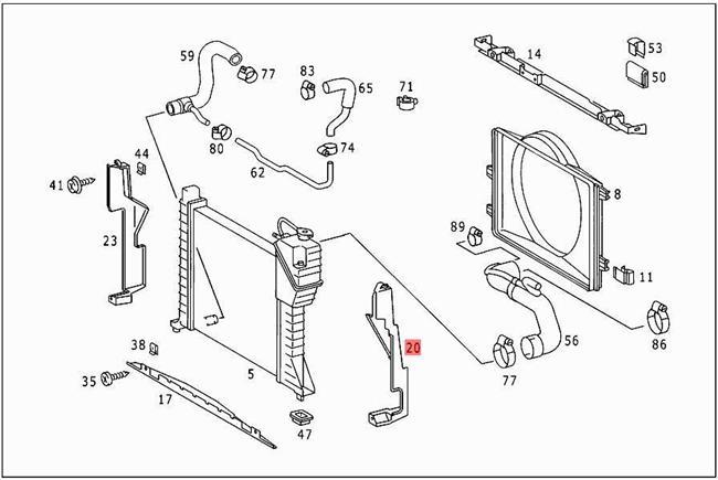 Genuine Mercedes Covering 903 905 909 9015051188 | eBay