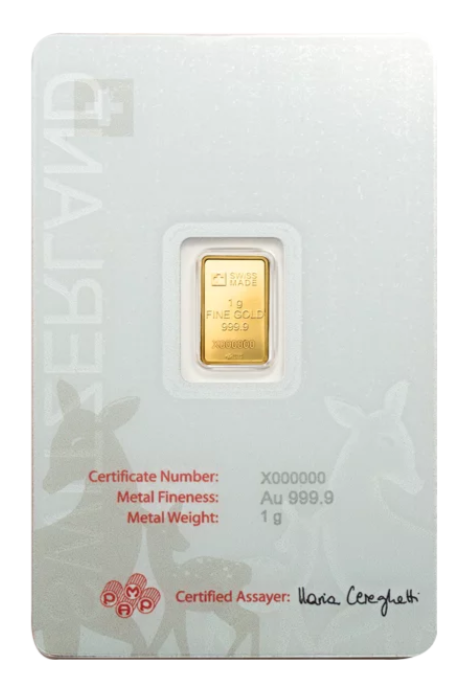 1 g Goldbarren * Roe Deer ( Reh ) * 999.9 Gold * NEU * | eBay