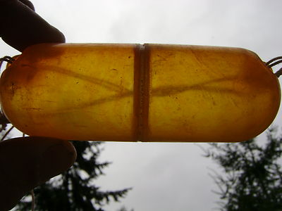 1 RARE OLD IRRIDESCENT FISHING FISH NET FLOAT BUOYS ROPE (F2B) | eBay