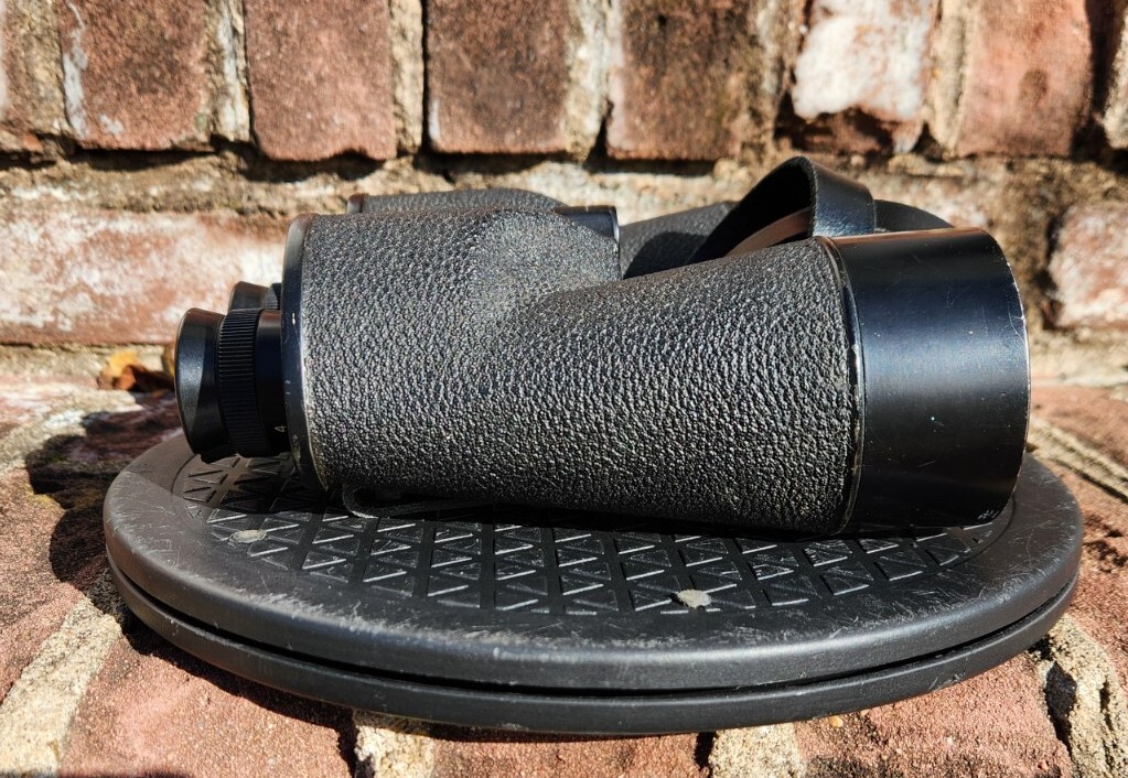 WWII US Army Binoculars M16 7x50 & M24 Clear Sights Leather Case D45874 ...