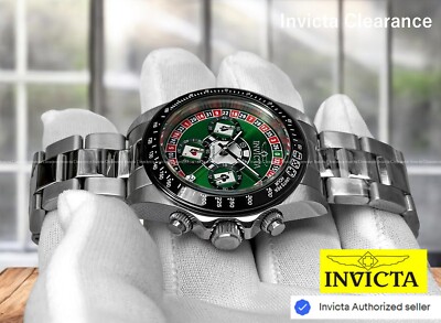 Invicta Men's Speedway Zager Excl. Roulette Casino Dial Steel ...