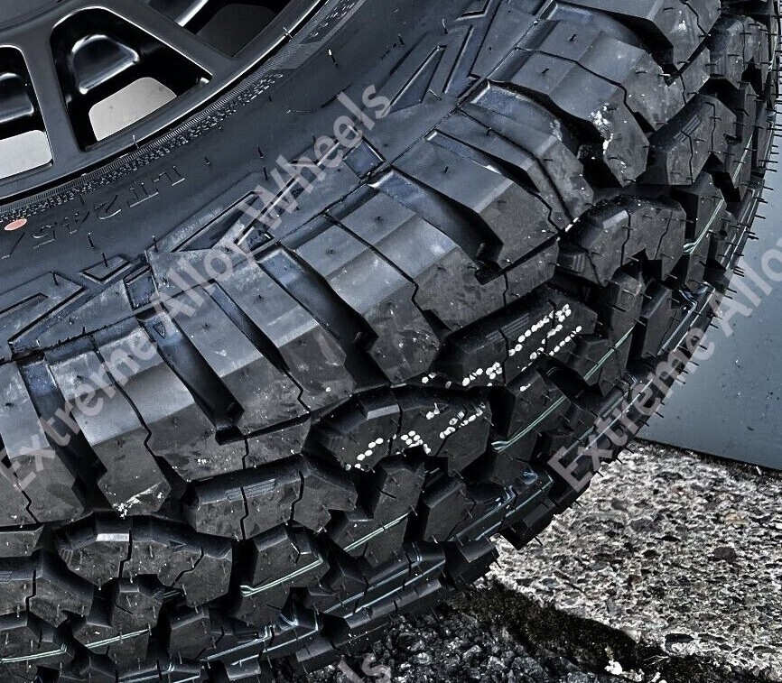 16" Black Swamper Alloy Wheels Mercedes Sprinter 6x130 + Comforser All ...