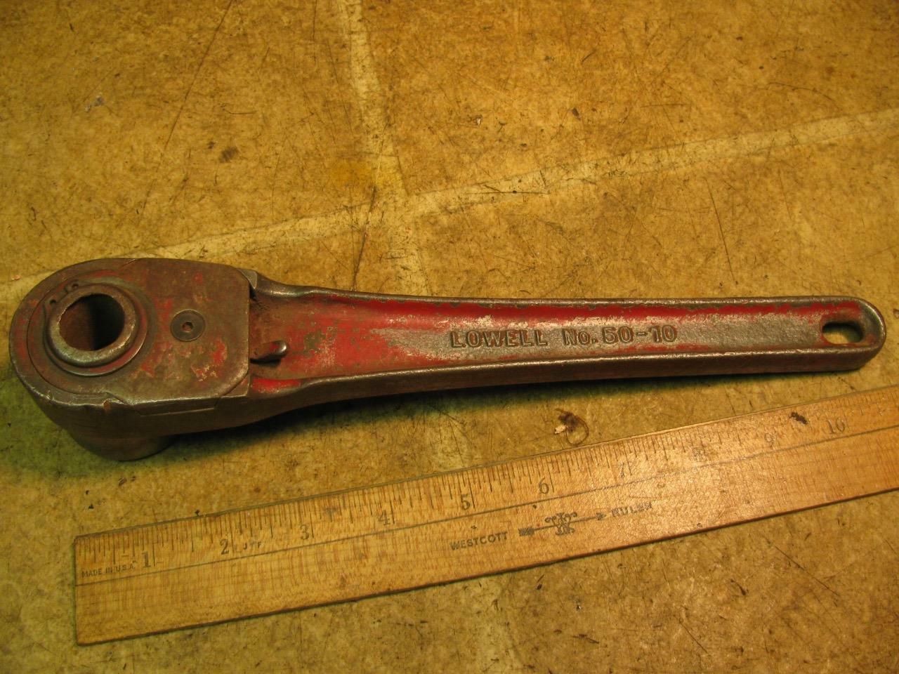 Lowell no 50-10 1-1/4" Underground Water Line Wrench Ratchet | eBay