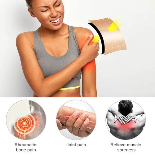 8PCS Herbal Medical Plaster Pain Relief Pepper Patch For Sore Muscles ...
