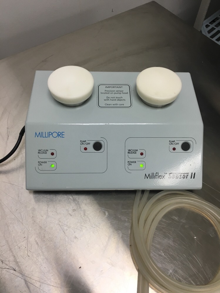 Millipore Milliflex Sensor II Dual Head Laboratory Vacuum Pump ...