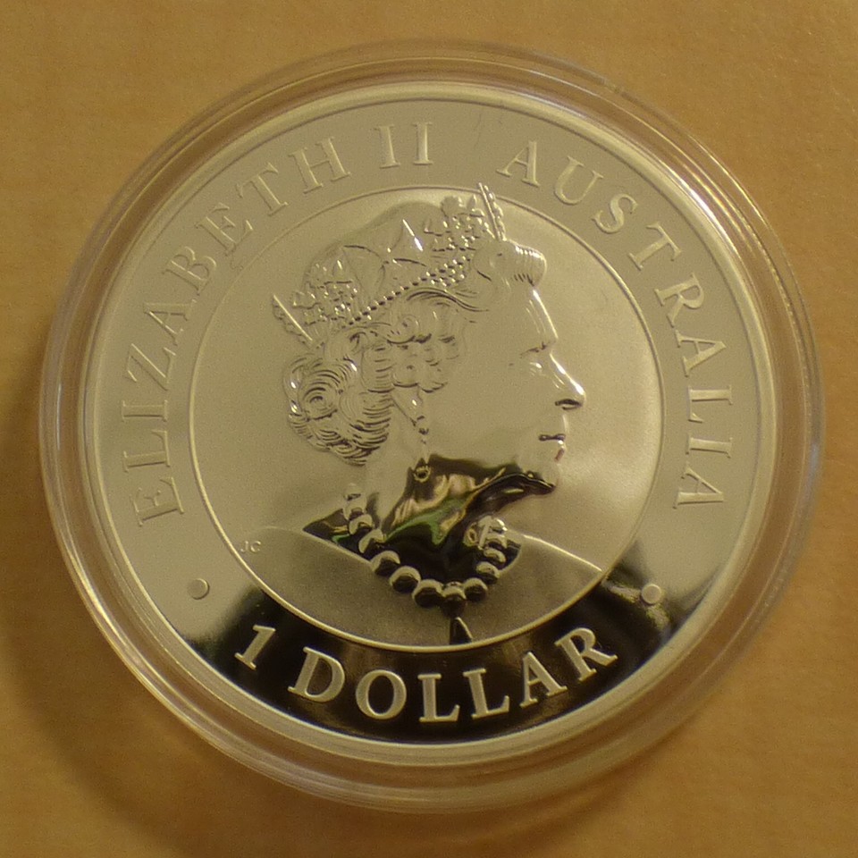 Australia 1$ Wedge Tailed Eagle 2022 silver 99.9% 1 oz coin in a ...