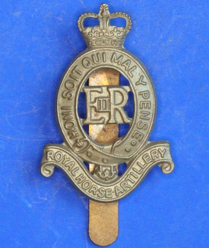 Royal Horse Artillery Regiment METAL Cap Badge – Queens Crown [35044 ...