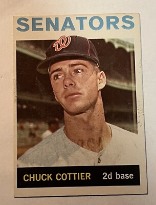 1964 Topps Baseball Chuck Cottier Washington Senators #397 | eBay