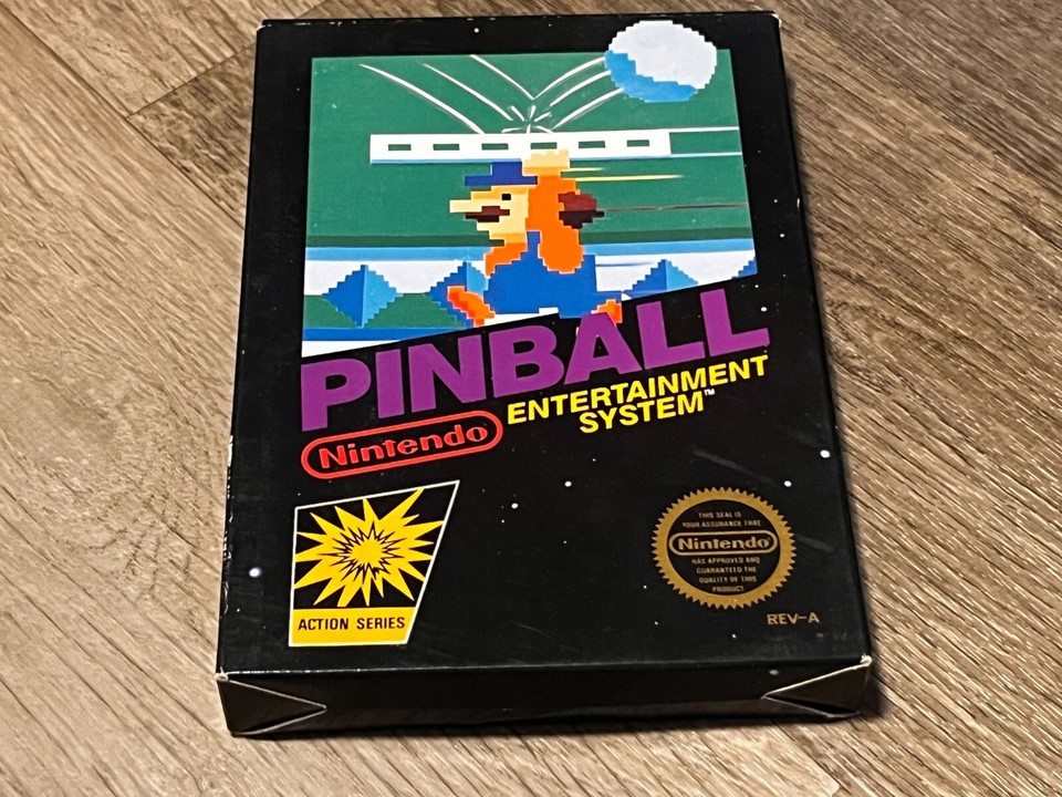 Pinball Nintendo Nes w/Box Excellent Shape Authentic | eBay