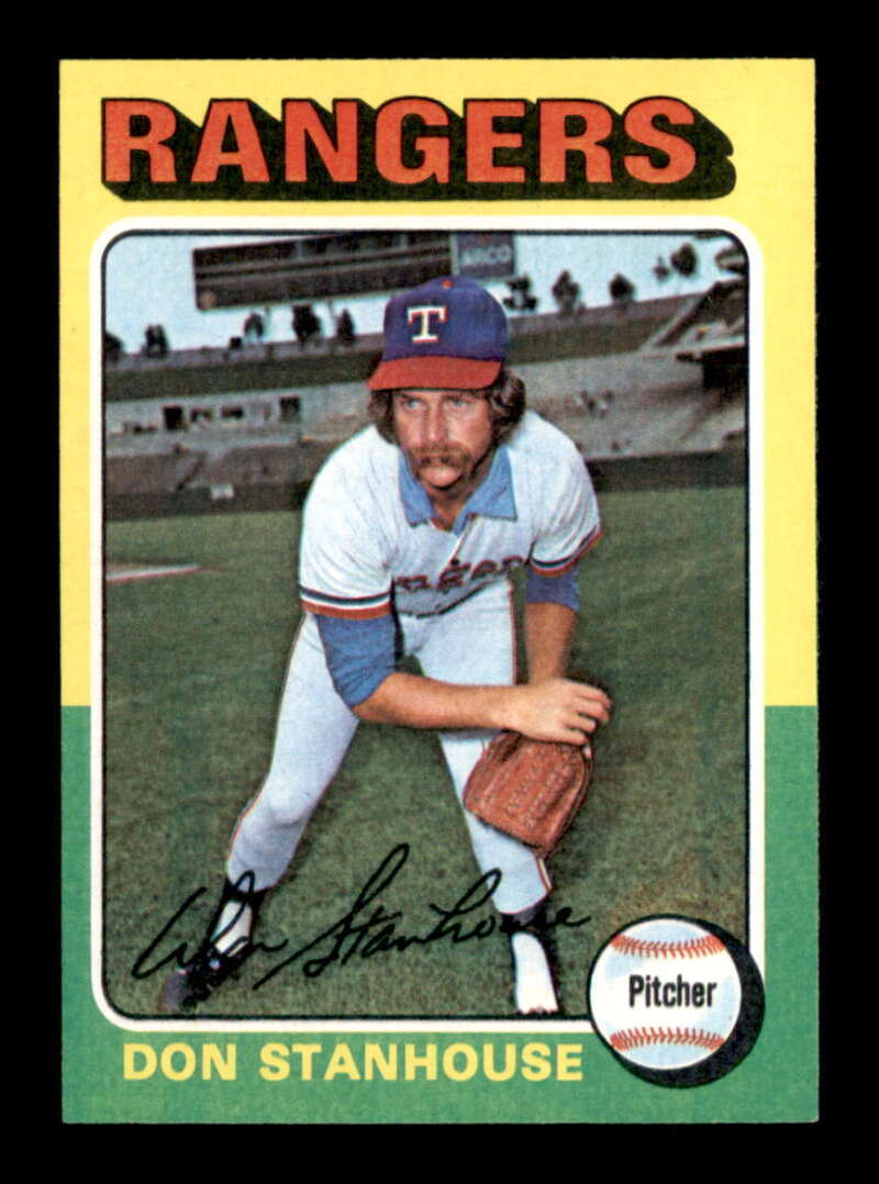 1975 Topps #493 Don Stanhouse NM/NM+ X3216082 | eBay