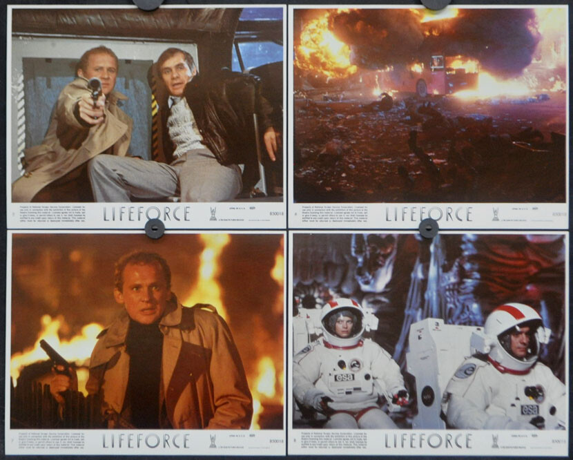Lifeforce 1985 ORIGINAL 8X10 LOBBY CARD SET STEVE RAILSBACK MATHILDA ...